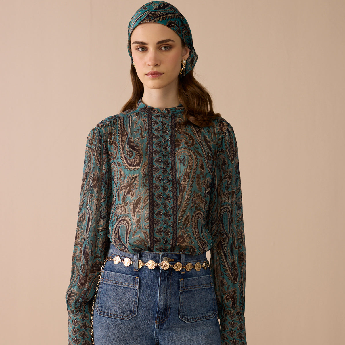Harper Blouse | Soft Relaxed Blouse by Calling June