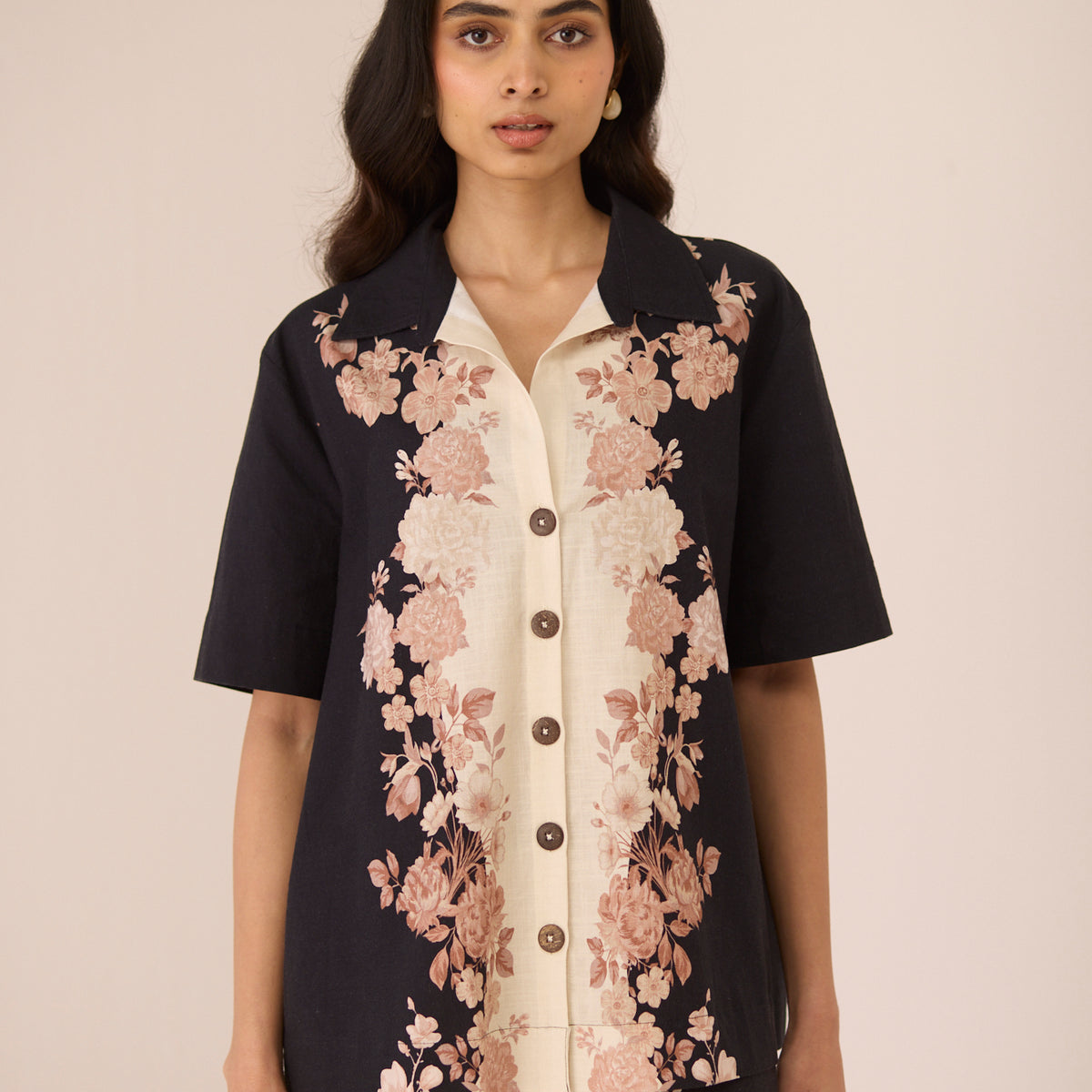 Calling June Meadow Floral Oversized Shirt | Cotton | Islaa SS26